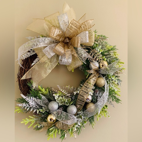 Hand Crafted | Holiday | Hand Crafted Gold And Silver Ornament ...